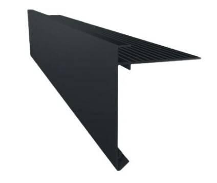 Daktrim aluminium zwart - Van der Heijden