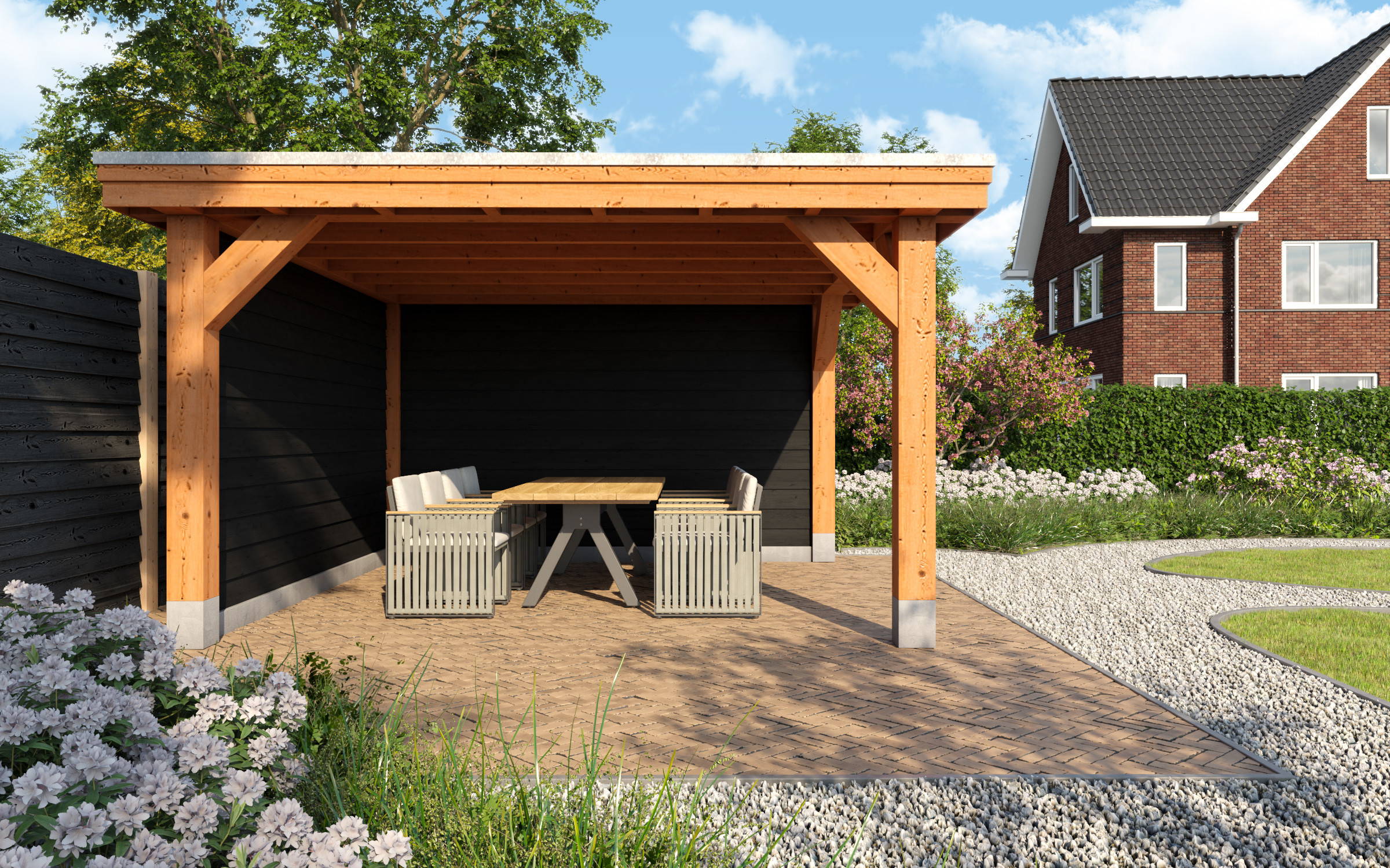 Robuuste Douglas Overkapping: Stevige Bescherming voor Jouw ...