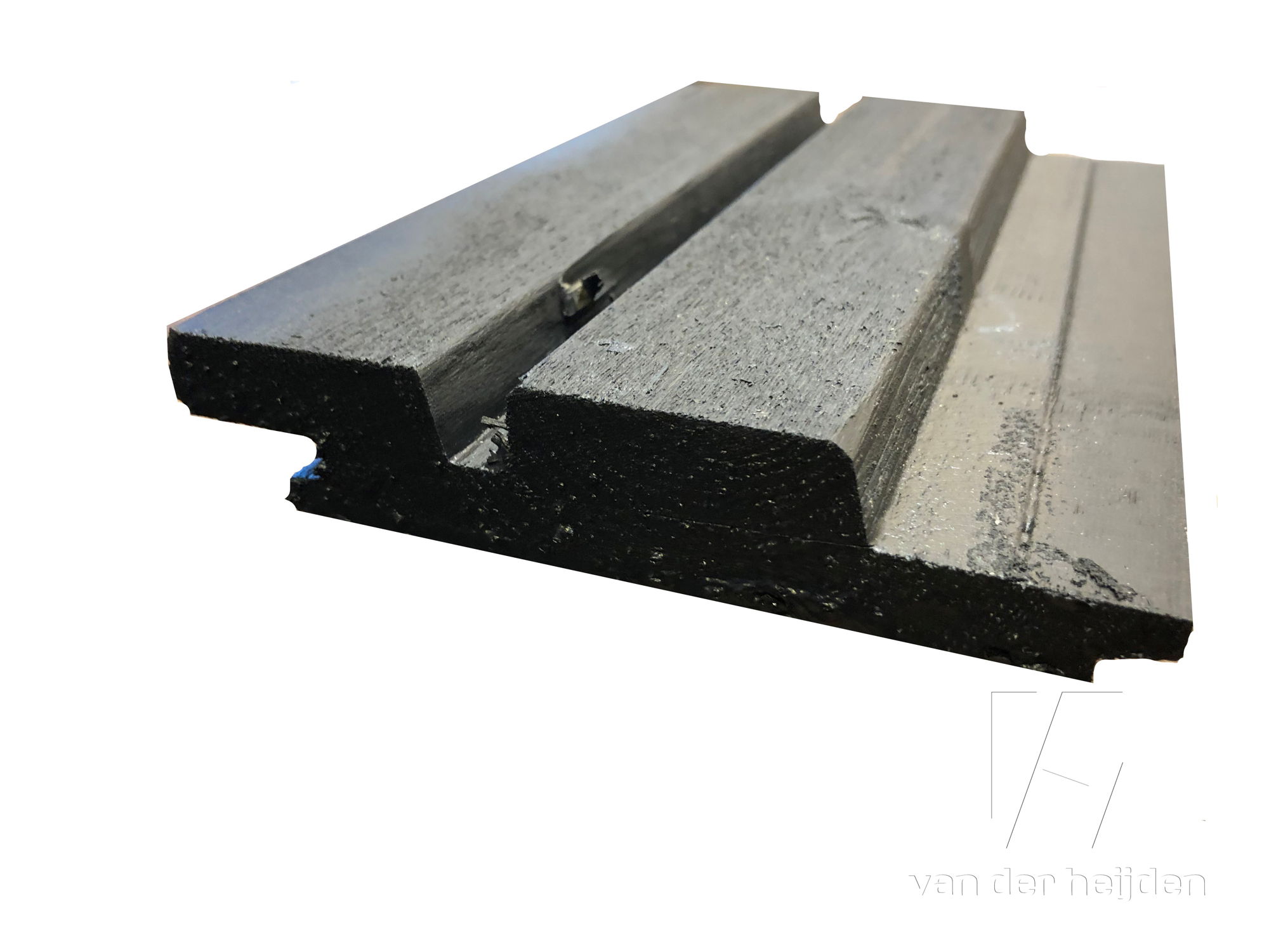 Vuren dubbel rhombus zwart - Van der Heijden