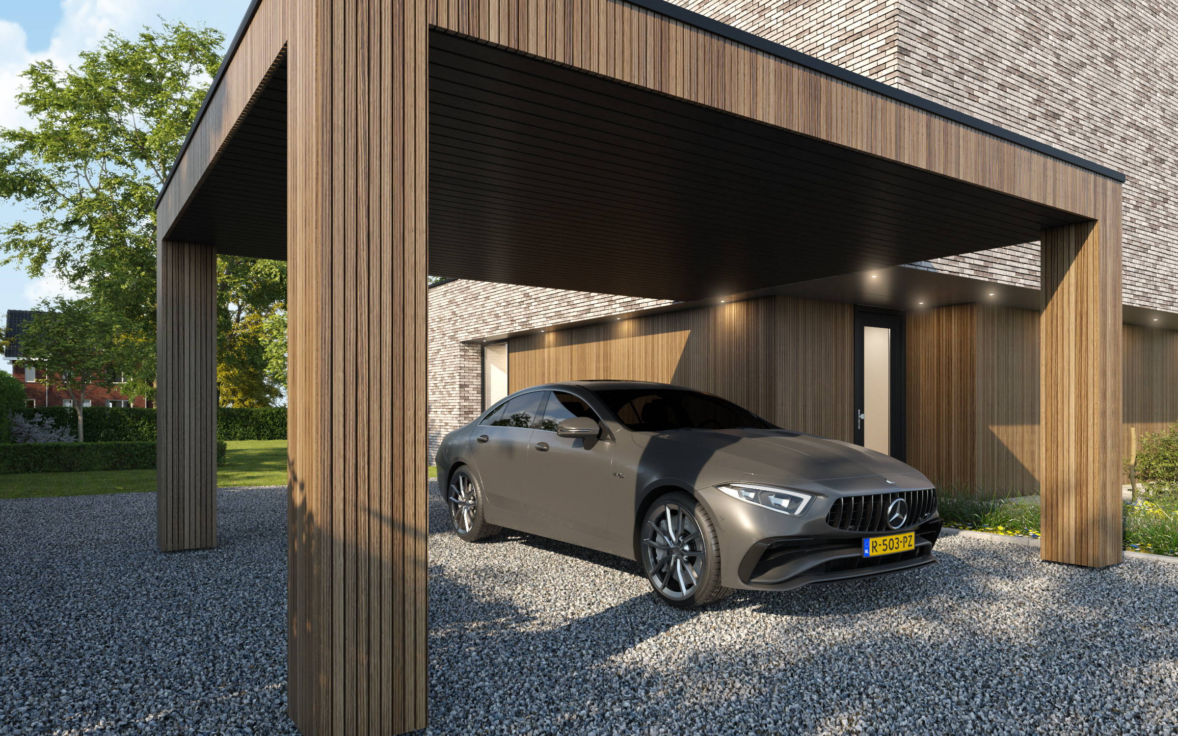 High-End Carport: Luxe en Bescherming voor Jouw Auto - Van der Heijden