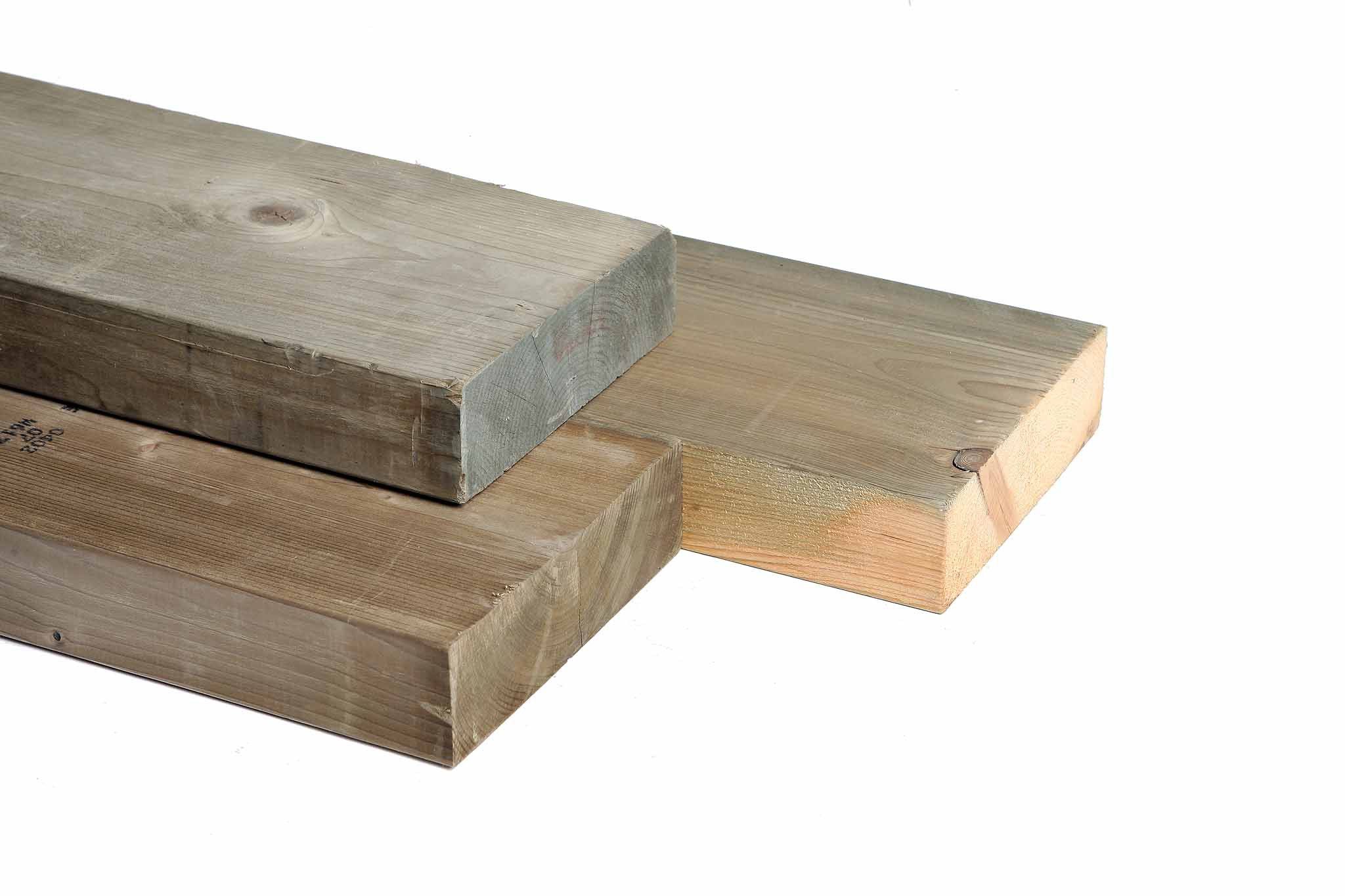 Balk 71x196mm, geschaafd, vuren - Van der Heijden